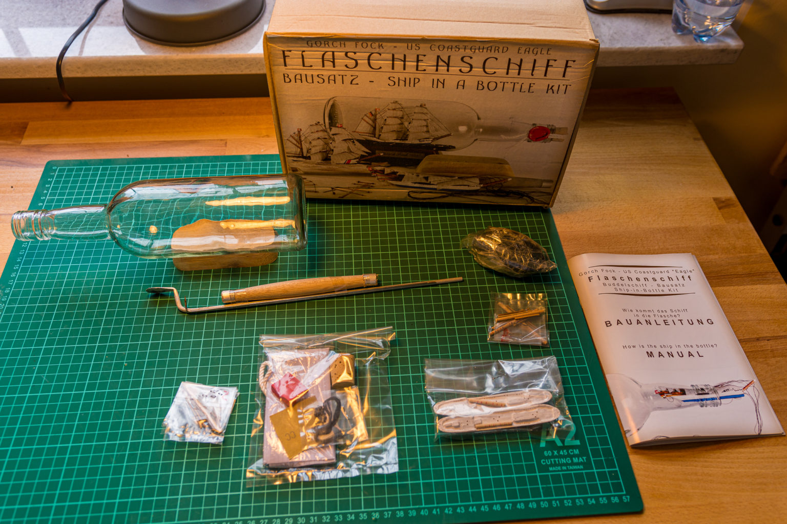 Buddelschiff Gorch Fock / Eagle von Buddel-Bini - Dennis Modellbau