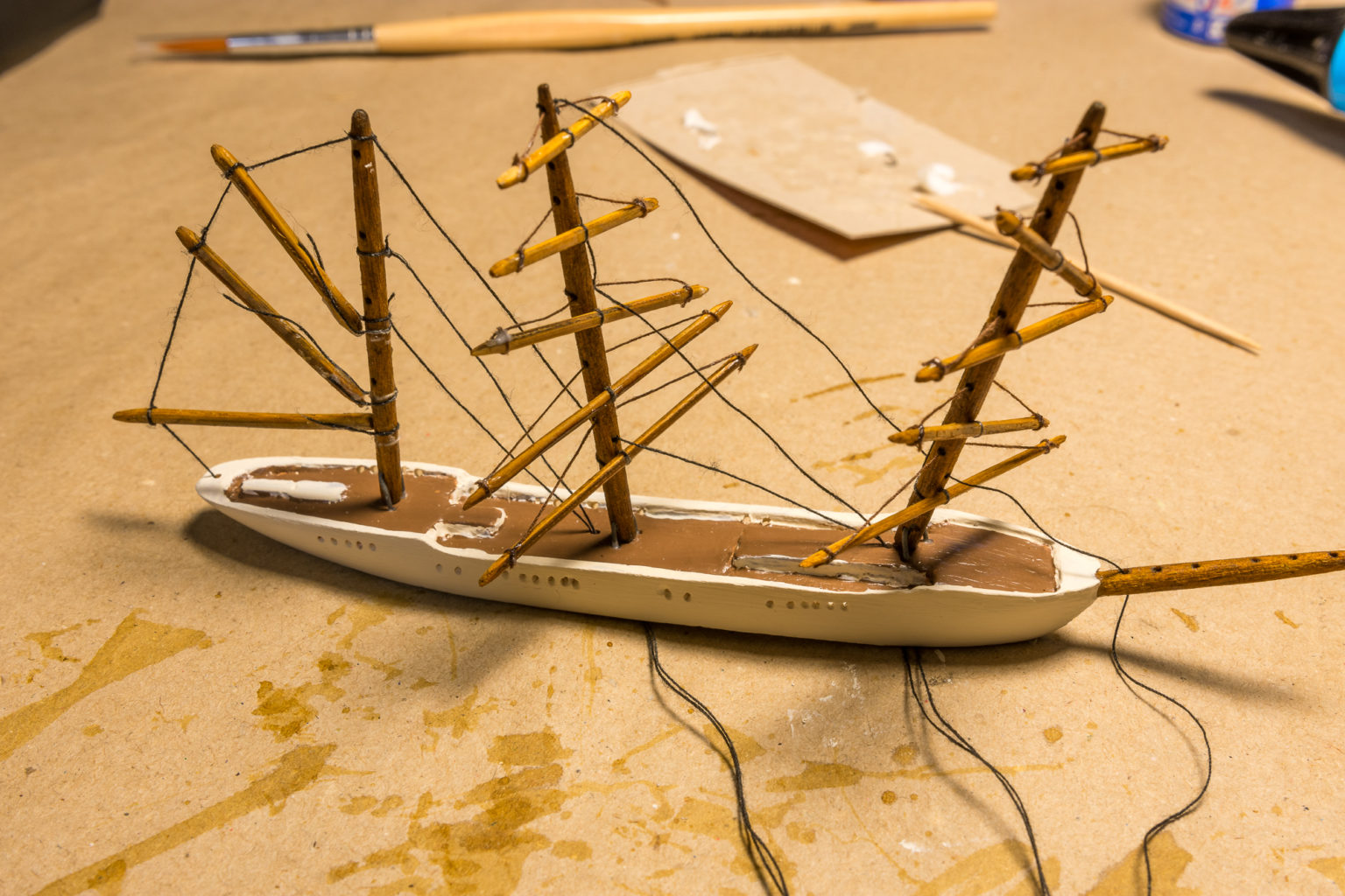 Buddelschiff Gorch Fock / Eagle von Buddel-Bini - Dennis Modellbau